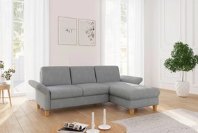 XXXLutz ROHOVÁ SEDAČKA, textil, šedá Sit & More - Sedací soupravy - 000144016105
