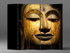Liox Paraván bronzová tvář Buddhy Rozměr: 225 x 180 cm