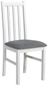 Jídelní židle Edita 2 Zvolte dřevo: Bílá, Zvolte látku: látka 10b