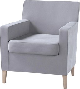 Potah na křeslo IKEA Karlstad barva šedá látka lesklé, sametová