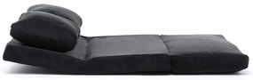 Černá rozkládací pohovka 120 cm Taida – Balcab Home