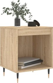 vidaXL Noční stolek 40x35x50 cm kompozitní dřevo [830706] Barva: Černá