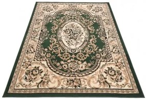 Klasický kusový koberec ATLAS F739A Zelený Rozměr: 130x190 cm