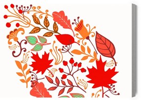 Obraz Barevné Podzimní Listí Nedostatek Nedostatek Přírodní plátno 90x60