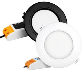 Miboxer LED zápustné svítidlo RGB+CCT Mi-light, 6W, 2.4GHz, RF ovládání, FUT068 Barva: Bílá