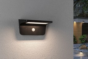 P 94505 Venkovní solární nástěnné svítidlo Solveig antracit IP44 350lm teplá bílá - PAULMANN