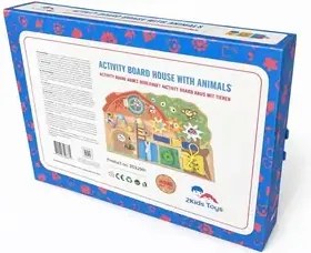 2Kids Toys Activity board Domeček se zvířátky / od 3 let