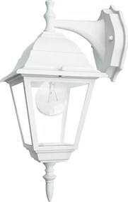 FAN LANT-ROMA/AP1B BCO Venkovní nástěnné svítidlo DOWN ROMA bílá, 1xE27, IP44, 19,5 x 35 x 14,6 cm - FANEUROPE