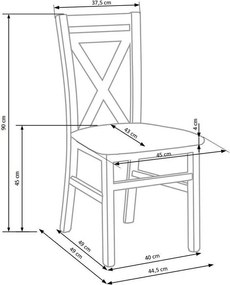 Jídelní židle Darius II, dub sonoma