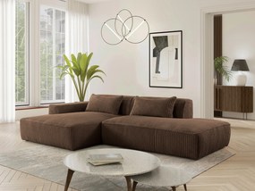 XXXLutz ROHOVÁ SEDAČKA, plast, textil, kompozitní dřevo, hnědá MID.YOU - Sedací soupravy - 000694009618