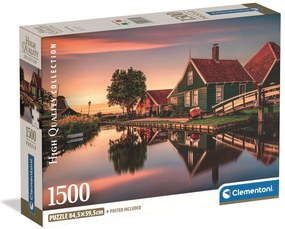 Clementoni - Puzzle 1500 Zaanse Schans