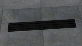 C-DRAINWELL 80 Black Odtokový podlahový žlab, kostky