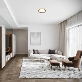 Rabalux Šedé stropní LED svítidlo Arcadia 510mm 48W 3482