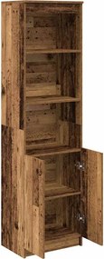 Vysoká deska Staré dřevo 50x35x180 cm Dřevěná konstrukce 3328469