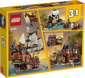 LEGO CREATOR Pirátská loď 3v1 31109 STAVEBNICE 2231109