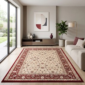 Angel Carpet, Kusový koberec Sultan 21 Red, 160x230, červená, kancelář
