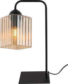 Noční Lampa Stolní Lampa Černá Med Skleněná Koule Moderní Glamour E27