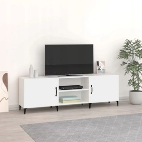 Fionshop 263596281 Tv skříňka bílá 150 x 30 x 50 cm kompozitní dřevo