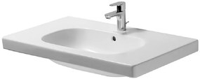 Duravit D-Code - Umyvadlo nábytkové 85x48 cm, s přepadem, s otvorem pro baterii, bílá 03428500002