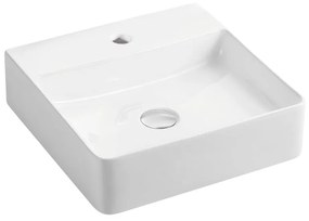 Mereo Mereo, Umyvadlo na desku i zavěšení bez přepadu, 330x290x110 mm, keramické, UC332911