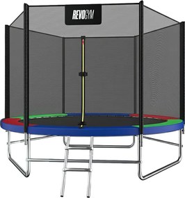 Velaco Zahradní trampolína se sítí a žebříkem SKY 305 cm