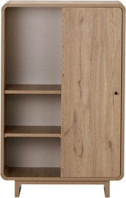 Skříňka v dekoru dubu ve světle přírodní barvě 70x110x34 cm Torina – Nordure