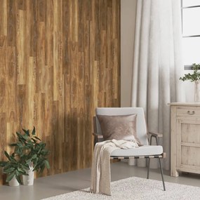 Nástěnné panely vzhled dřeva hnědé PVC 2,06 m² - Default Title