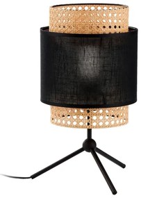 TK LIGHTING Sada osvětlení - BOHO, sestava č. 1, černá/slámová