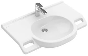 Villeroy & Boch ViCare - Umyvadlo Vita 800x550 mm, bez přepadu, otvor pro baterii, AntiBac, CeramicPlus, alpská bílá 412081T2