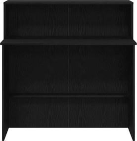 vidaXL Recepční stůl 100x50x103,5 cm kompozitní dřevo [859029] Barva: Černá