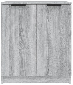 Příborníky 2 ks šedé sonoma 60 x 30 x 70 cm kompozitní dřevo,  3115778
