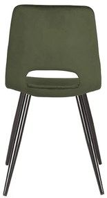 LABEL51 jídelní židle JOSH zelená Color: Army green UK-30.303