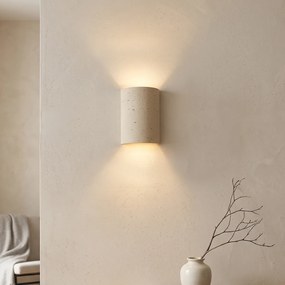 Japandi nástěnné svítidlo béžové 2-světelné - Travi