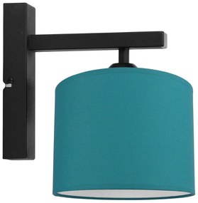Nástěnné svítidlo INDIGO, 1x textilní stínítko (výběr ze 6 barev), (výběr ze 3 barev konstrukce)