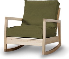 Potah na křeslo IKEA Lillberg barva zelená látka pletený vzor