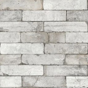 Vliesová tapeta kamenný obklad Factory kamenná zeď 446302 | lepidlo zdarma | 0,53 x 10 m | Rasch