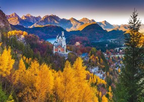 Puzzle schmidt puzzle podzimní neuschwanstein 1000 dílků