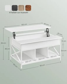 Konferenční stolek LCT205W46