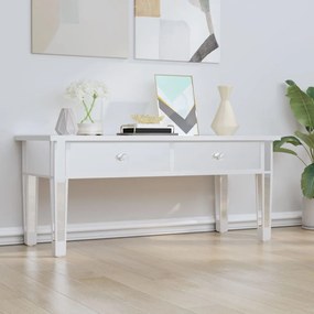 Zrcadlový konferenční stolek 106x45x45 cm kompozitní dřevo sklo - Default Title