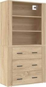 Skříň highboard dub sonoma kompozitní dřevo 3185394