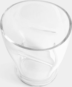 „Pokrčená“ váza Squeeze 18 cm hnědá