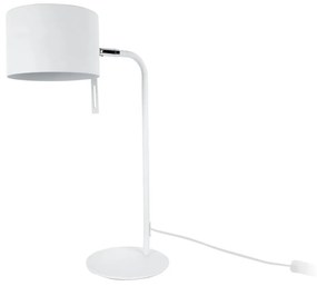 Bílá stolní lampa Leitmotiv Shell, výška 45 cm