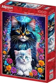 ALIPSON Puzzle Mateřská láska: Kočky / 1000 dílků / od 14 let