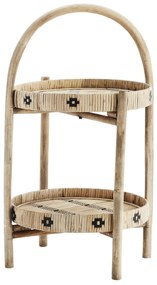 MADAM STOLTZ Odkládací stolek Natural Bamboo, přírodní barva, dřevo