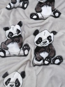 Deka mikroplyš Exclusive 150 × 200 cm – Panda