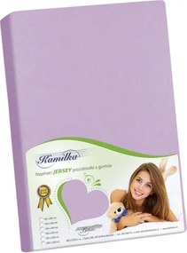 Bellatex Prostěradlo jersey fialová rozměr 160x200 cm