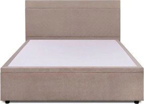 Postel Fro Pik 140x200 s roštem, úložným prostorem Mono 233, béž