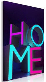 Obraz - Home Neon (1 Part) Vertical