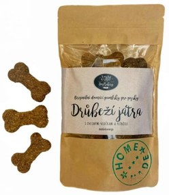 ZOLLY – dog bakery Pamlsky pro psy ZOLLY - Drůbeží játra s petrželí Hmotnost: 100g