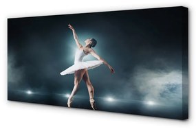Obrazy na plátně Bílý balet šaty žena 100x50 cm